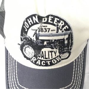 John Deere | Accessories | John Deere Graphic Patch Logo Trucker Cap ...